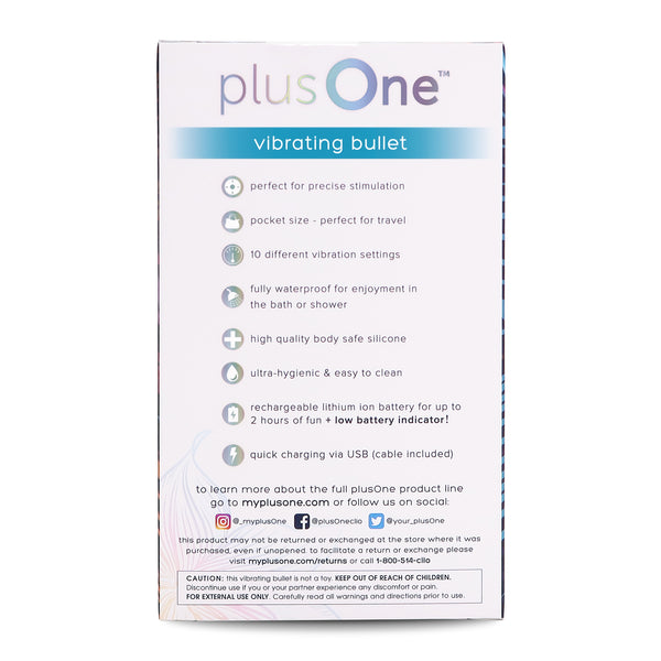plusOne Vibrating Bullet – Chemcorp
